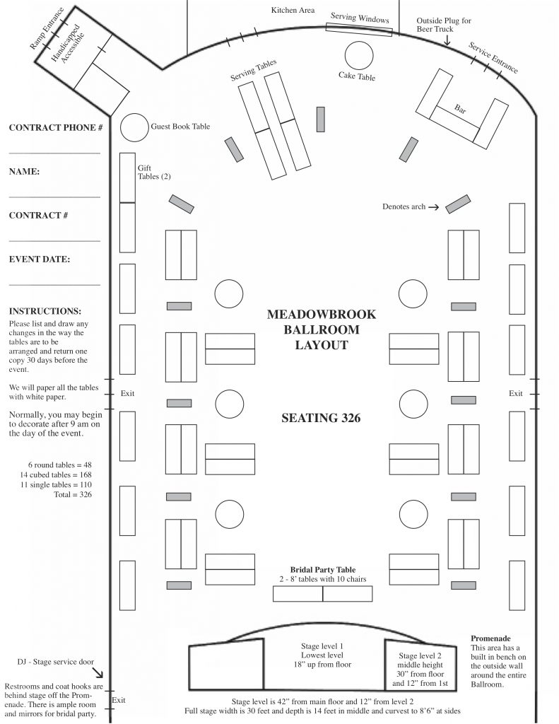 Seating 326 - Meadowbrook Park